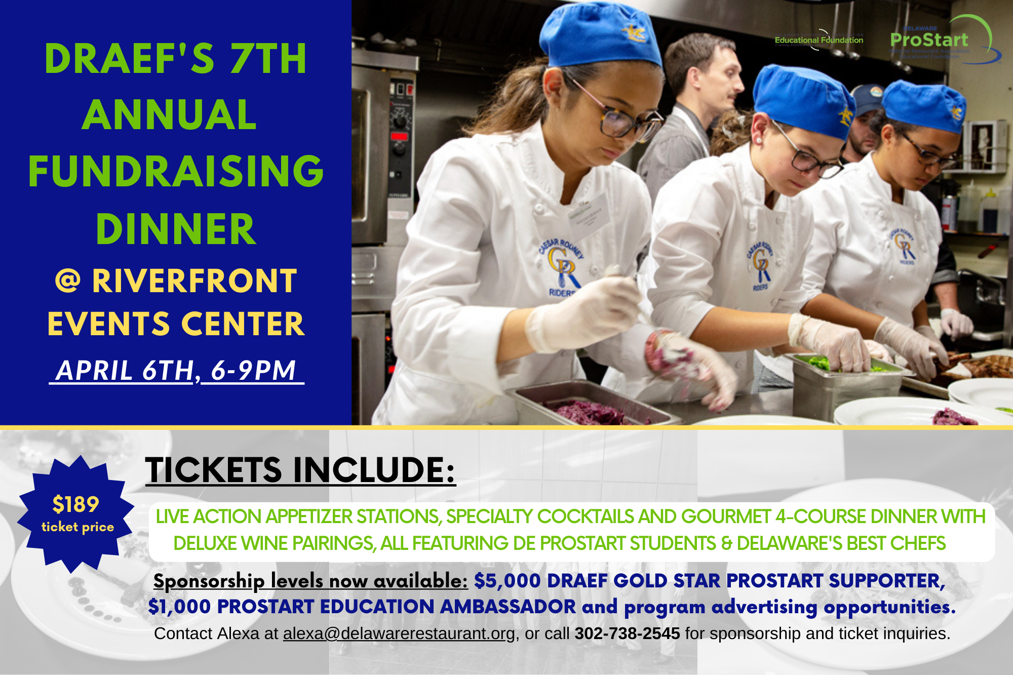 DRAEF Fundraising Dinner – Delaware Restaurant Association